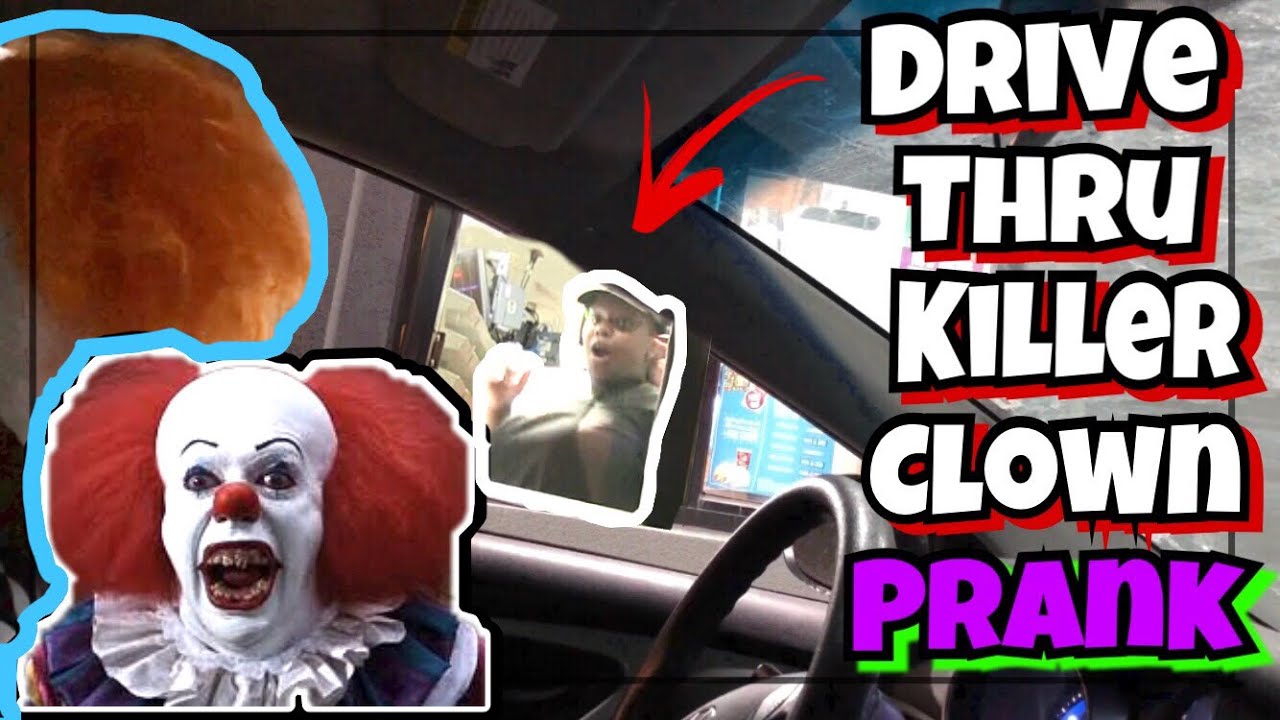 DRIVE THRU IT CLOWN !! PRANK GONE WRONG(NEW YEARS EDITION) - YouTube