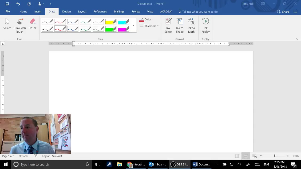 Office 365 Drawing Tool - Ink to Math - YouTube