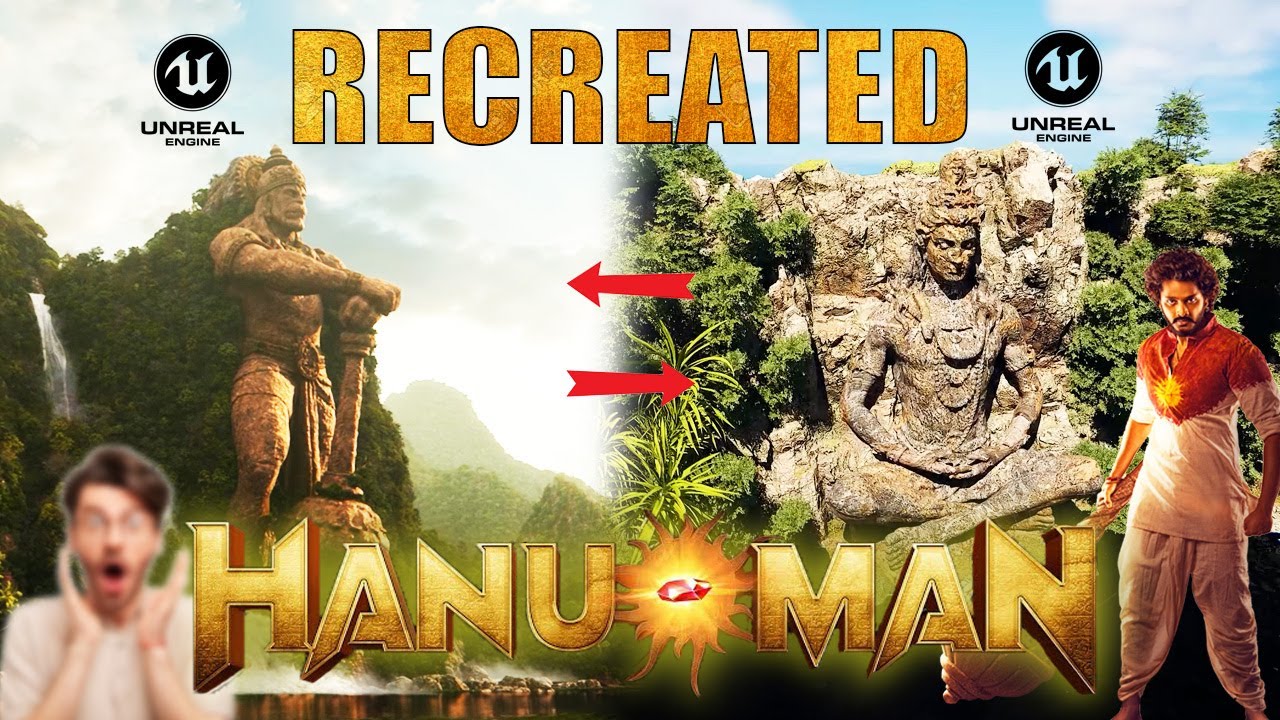 Hanuman Movie vfx recreated in unreal engine - YouTube