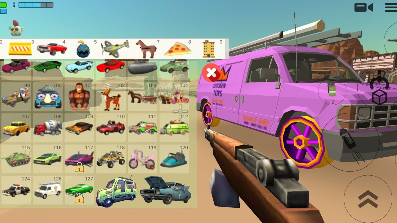 ALL CAR Chicken Gun BattleRoyalePvP New Update || Pro VS Hacker || Best ...