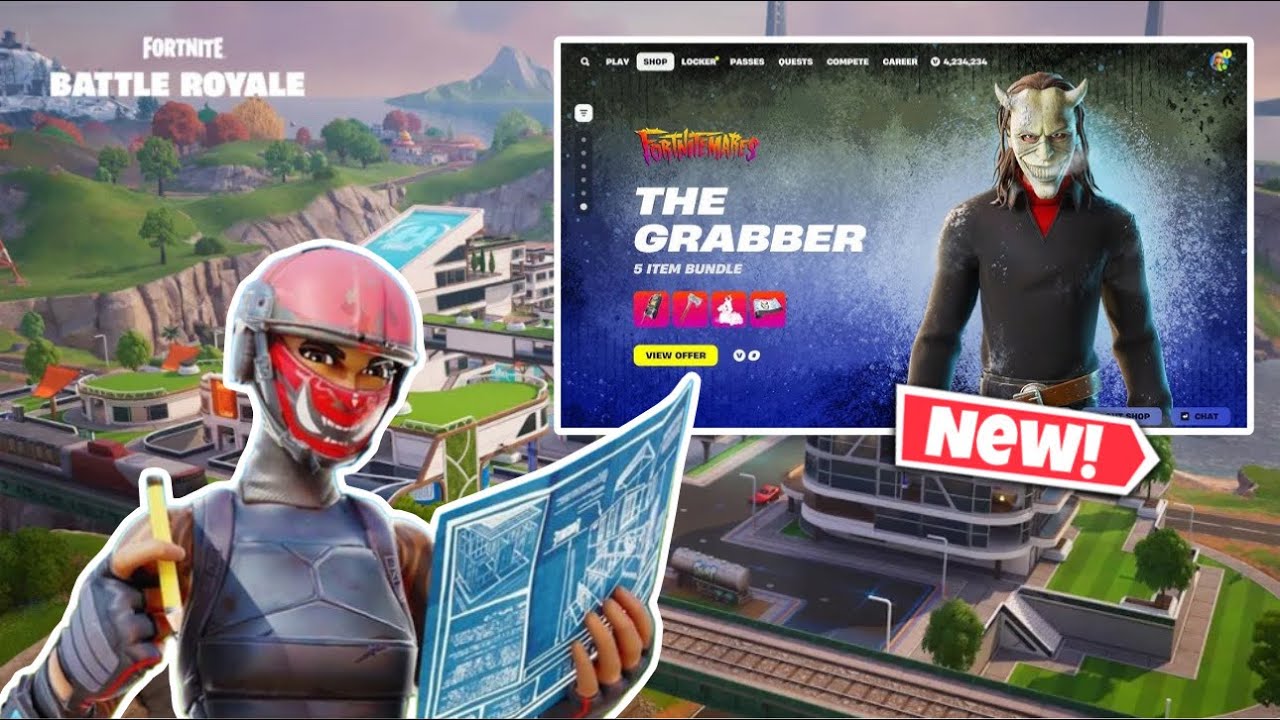 "THE GRABBER" IS FINALLY IN FORTNITE! AMAZING PICKAXE! (FORTNITE) - YouTube