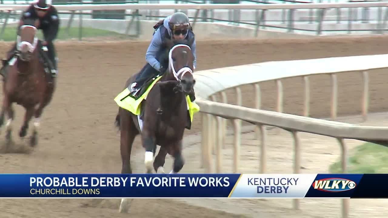 Kentucky Derby favorite Fierceness goes through final major pre-race ...