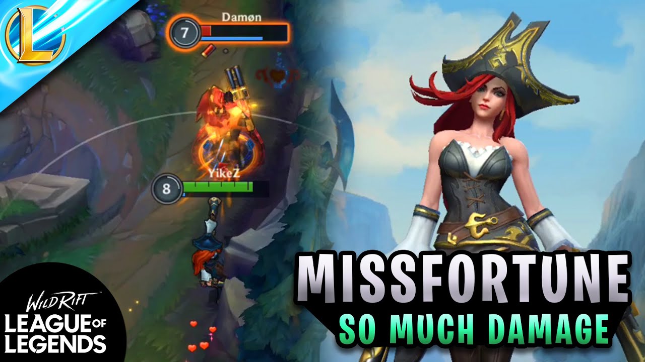 MISS FORTUNE SO MUCH BURST ON MOBILE | WILD RIFT ALPHA 5v5 GAMEPLAY ...
