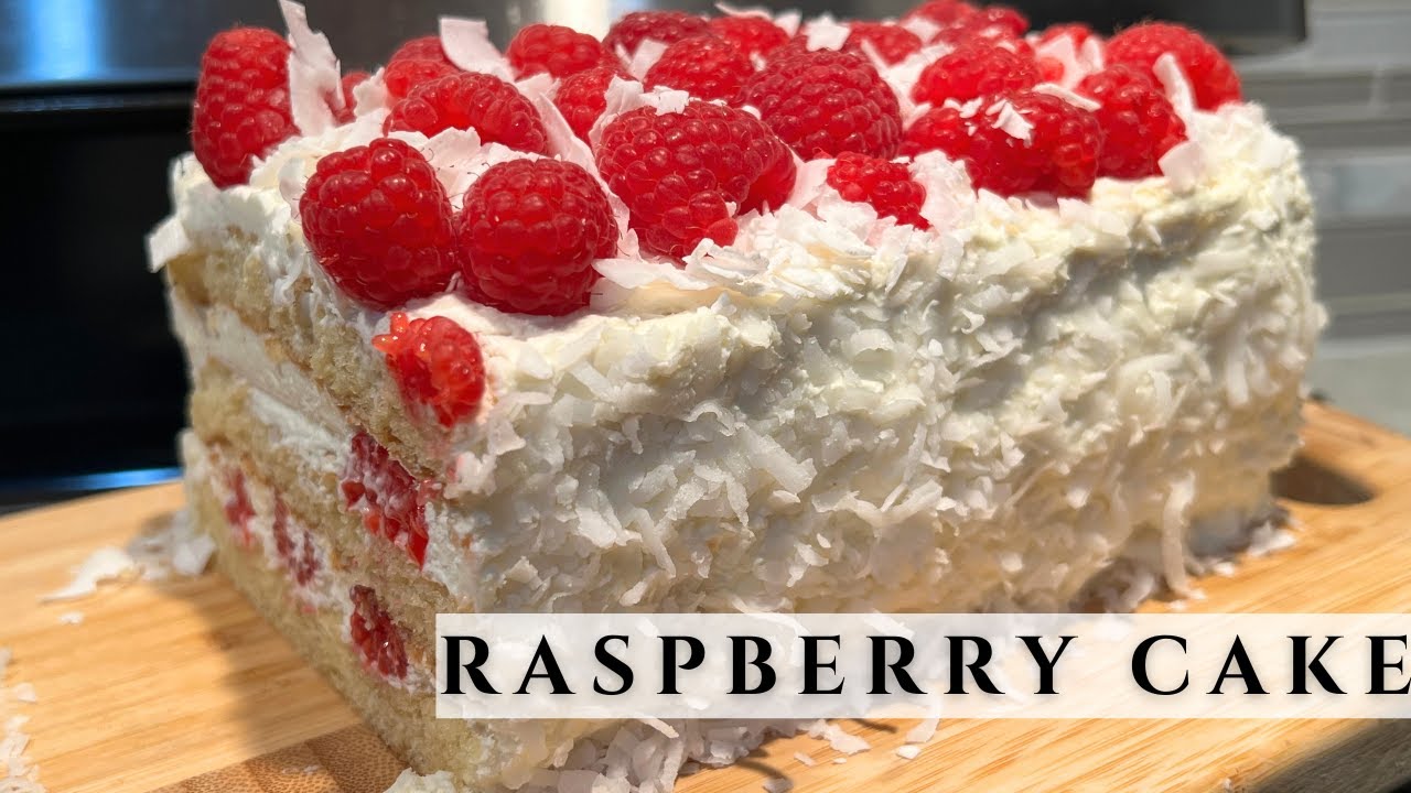 How to Make the Best Raspberry Cake Ever! - YouTube