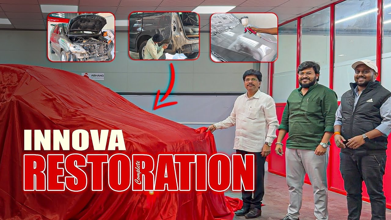 Innova Restoration | Denting, Painting & Full Car Makeover | Watch the ...
