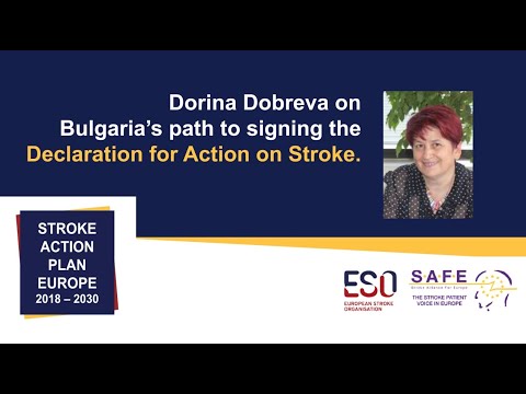 Stroke Action Plan Europe SAP-E // Bulgaria signs the Declaration - YouTube