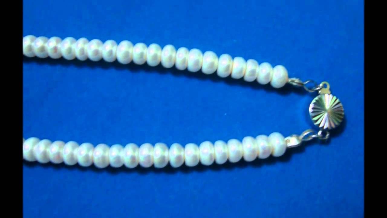 Collares de Perlas y Piedras Semipreciosas Finas - YouTube