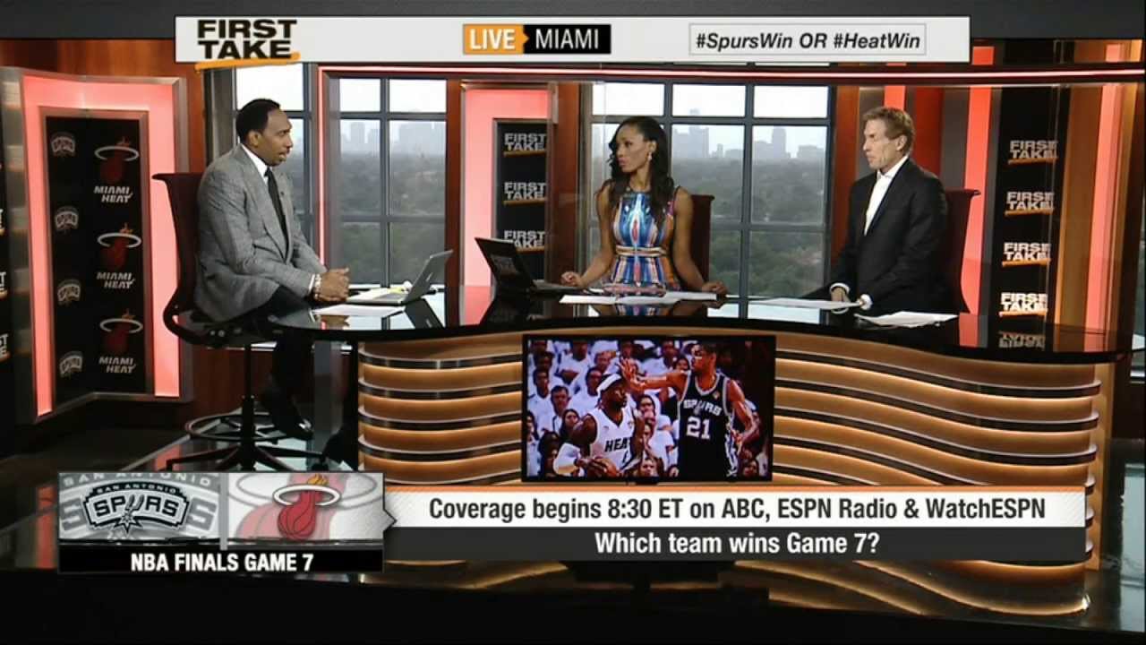 ESPN First Take: Predictions on Game 7 of the NBA Finals - YouTube