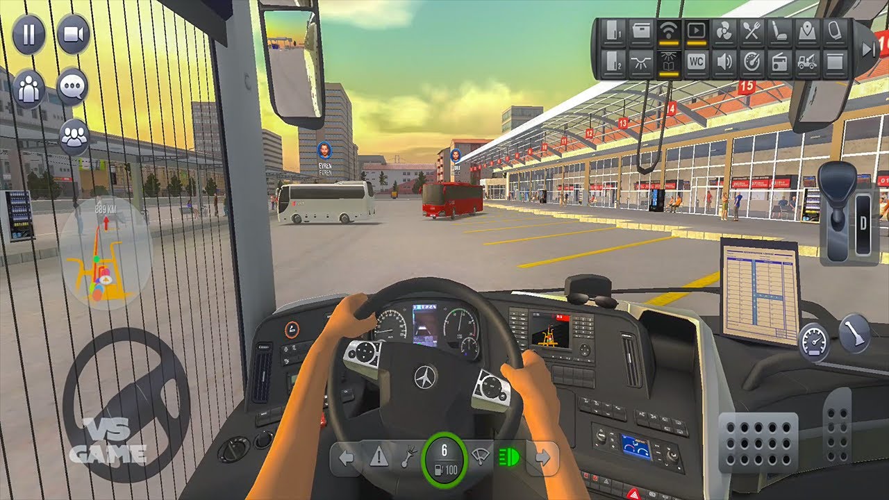 American Bus Driving Through USA - Bus Simulator Ultimate - Gameplay ...