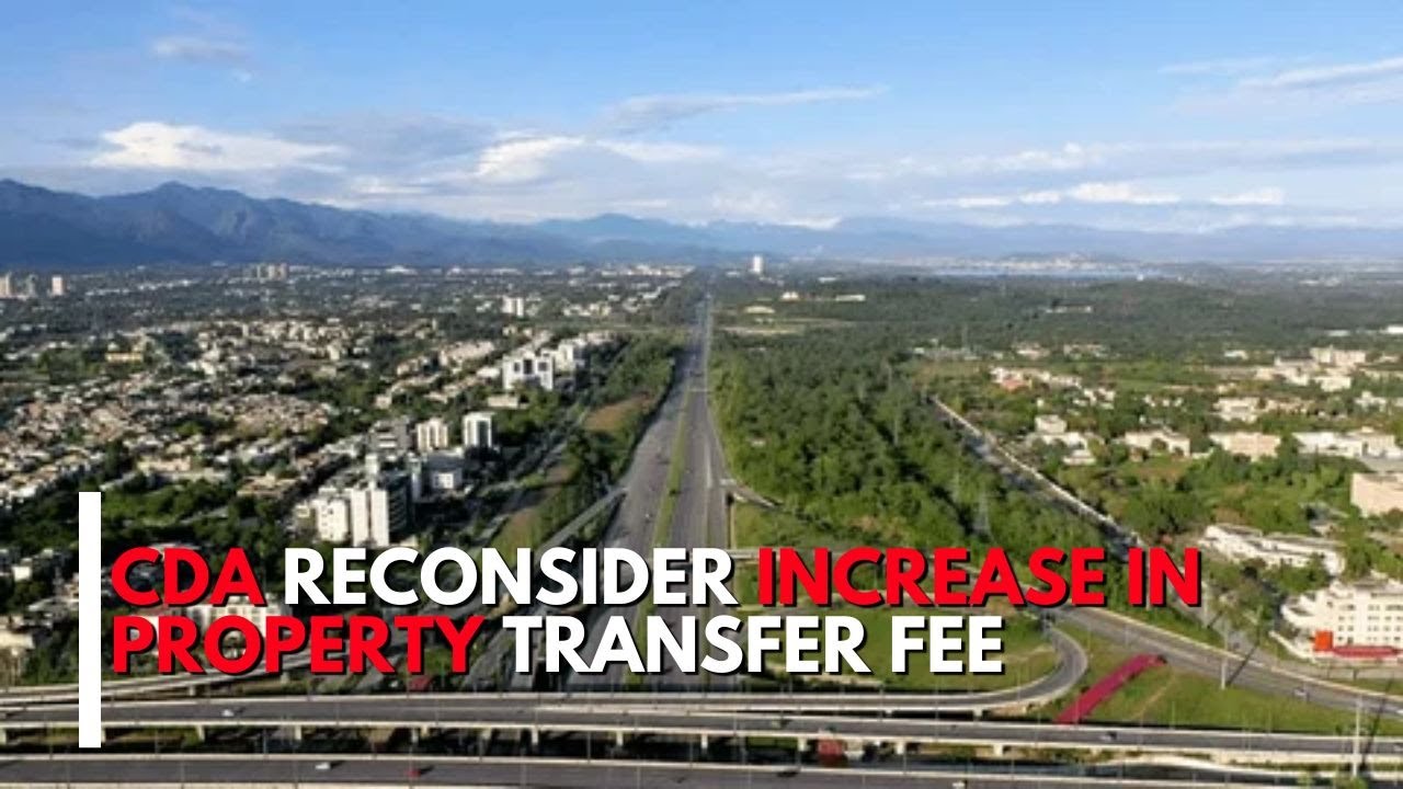 CDA reconsider increase in property transfer fee - YouTube
