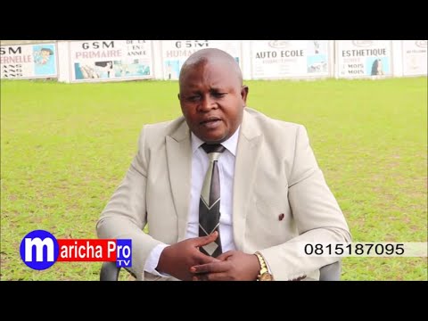 Cams / GSM : DG.FLORENT NDOKI MUANDA EN DIRECT SUR MARICHA PRO TV ...