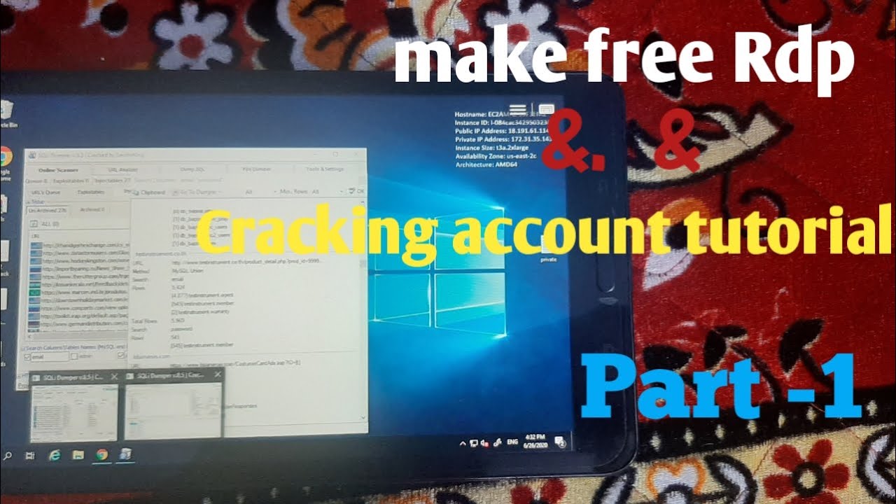 how to make free rdp and tutorial of cracking | Part-1| latest video ...