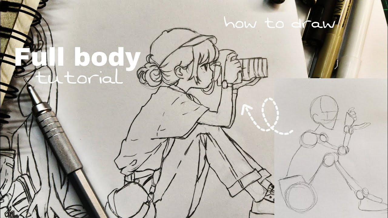 Full body tutorial | how to draw anime full body | anime drawing - YouTube