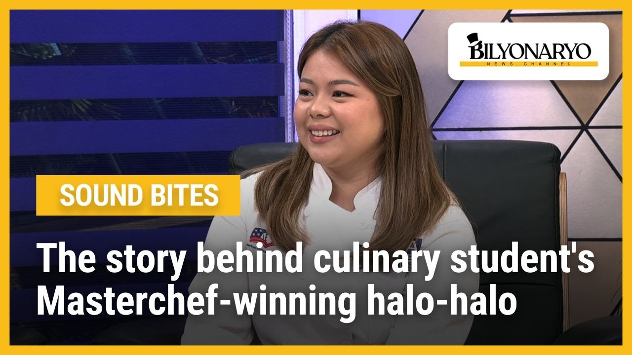 The story behind culinary student's Masterchef-winning halo-halo - YouTube