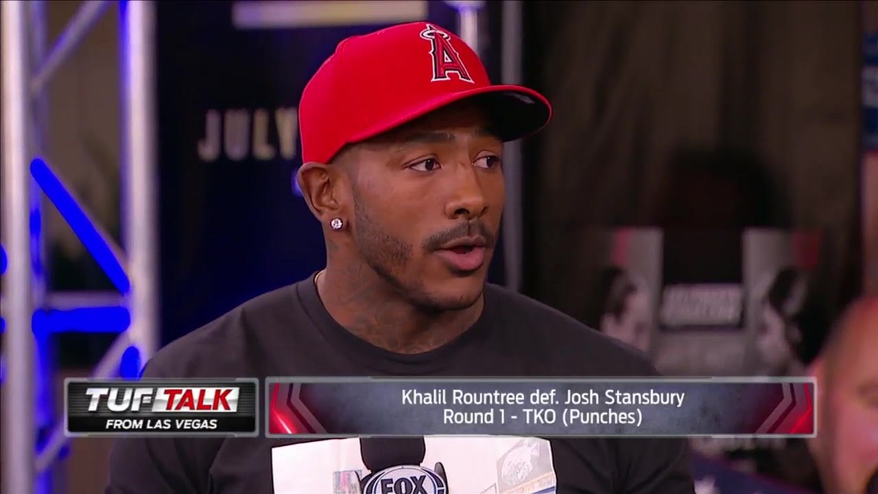 Khalil Rountree advances to the TUF finale - YouTube