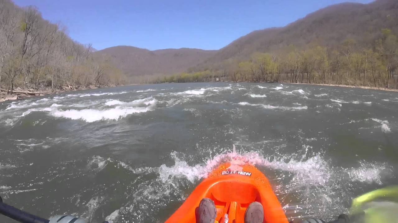 Upper New River Kayaking Class II - YouTube