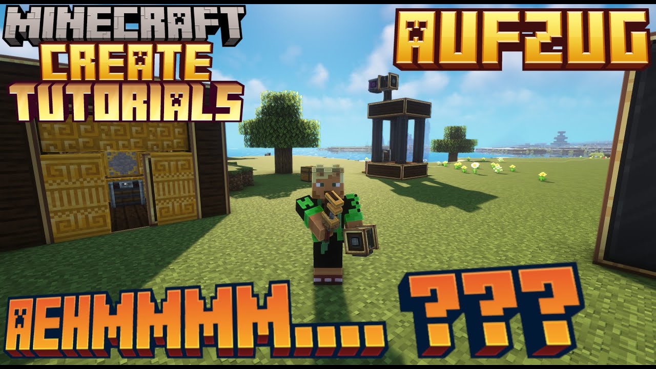 Der Fahrstuhl - Aufzug Tutorial - Create mod Tutorials [modded Minecraft für Anfänger] Ep009 ...