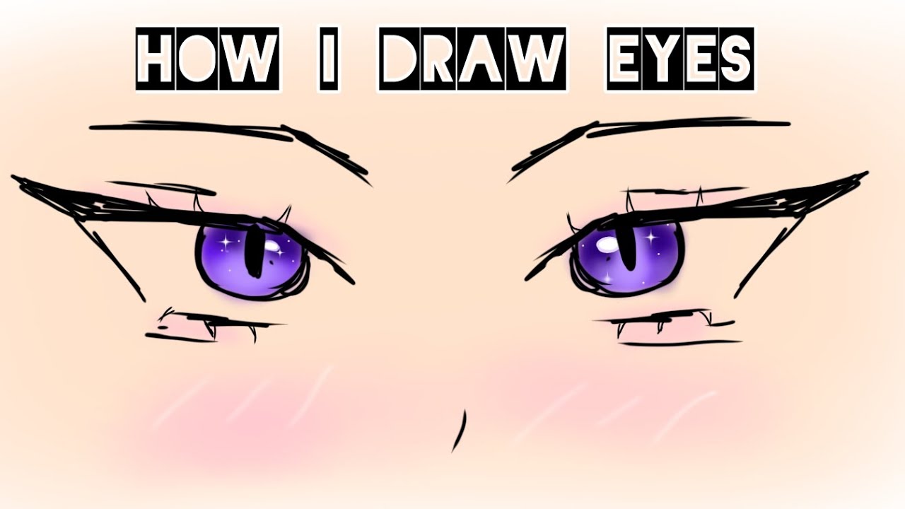 Draw with me: eyes 👁️ || how I draw eyes || #tutorial #art #trending # ...