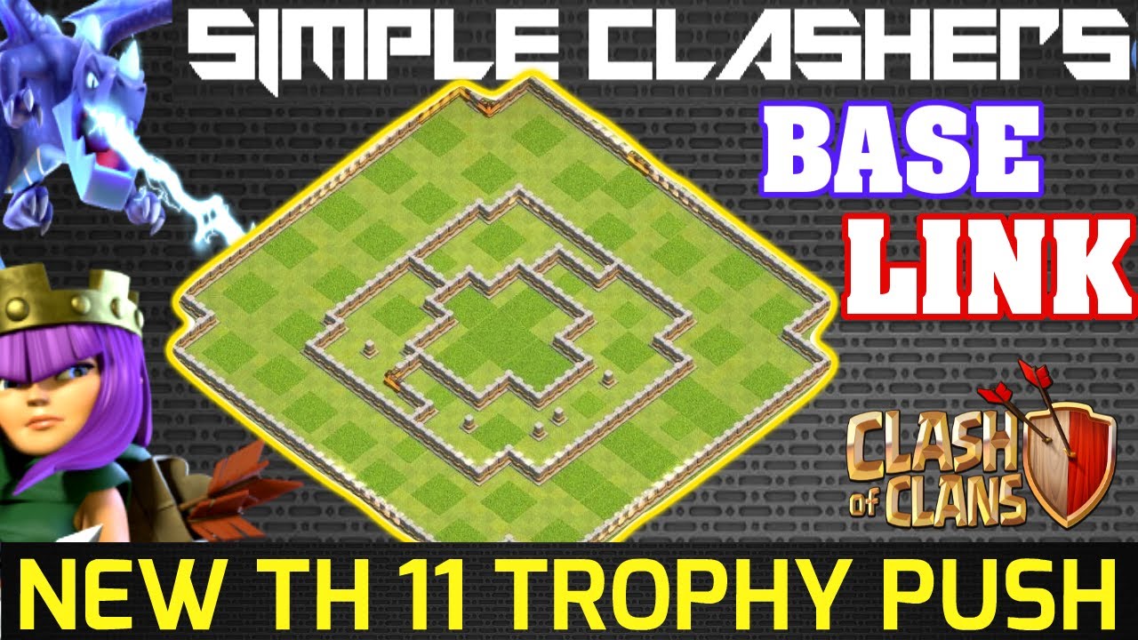 New TH 11 Anti 3 Star Trophy Base with copy link 2020 | TH 11 titan ...