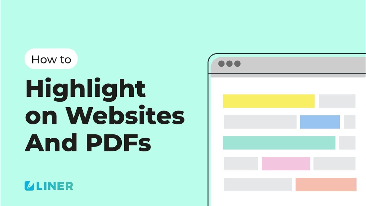 LINER For Beginners How To Highlight On Websites PDFs YouTube LINER For Beginners How To Highlight On Websites PDFs YouTube