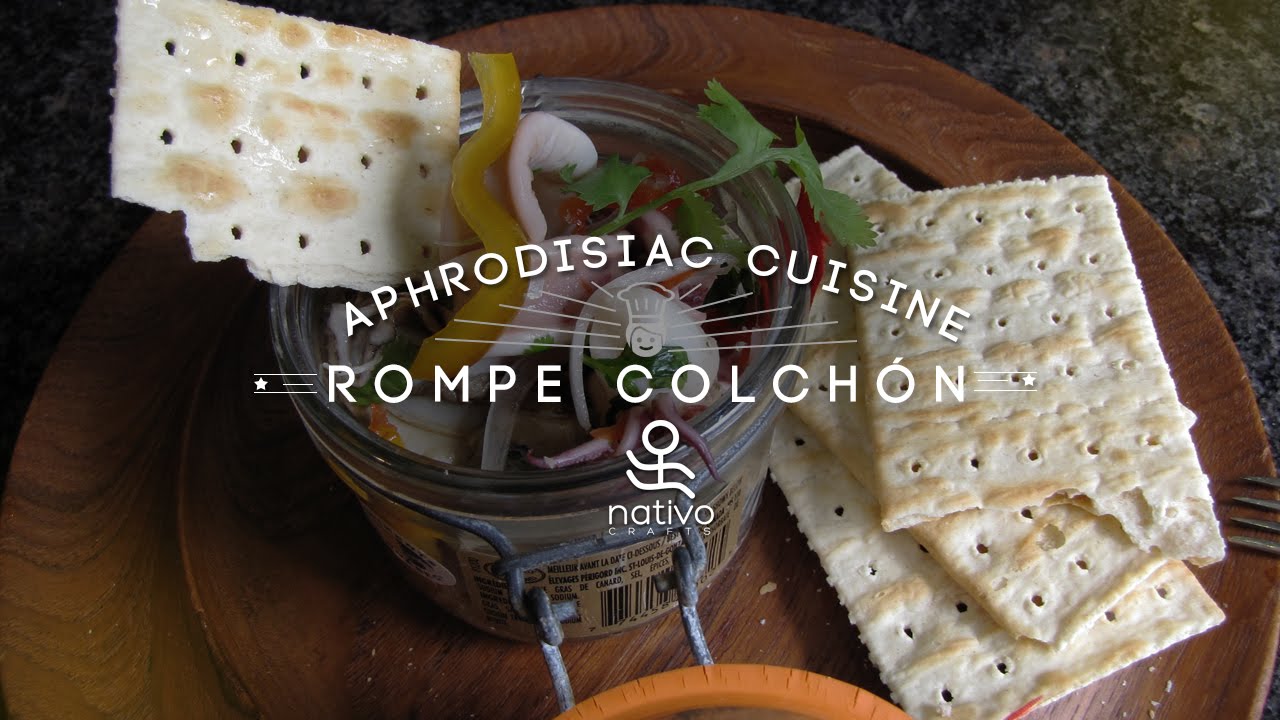 Rompe colchón: aphrodisiac cuisine for Valentine's Day - YouTube