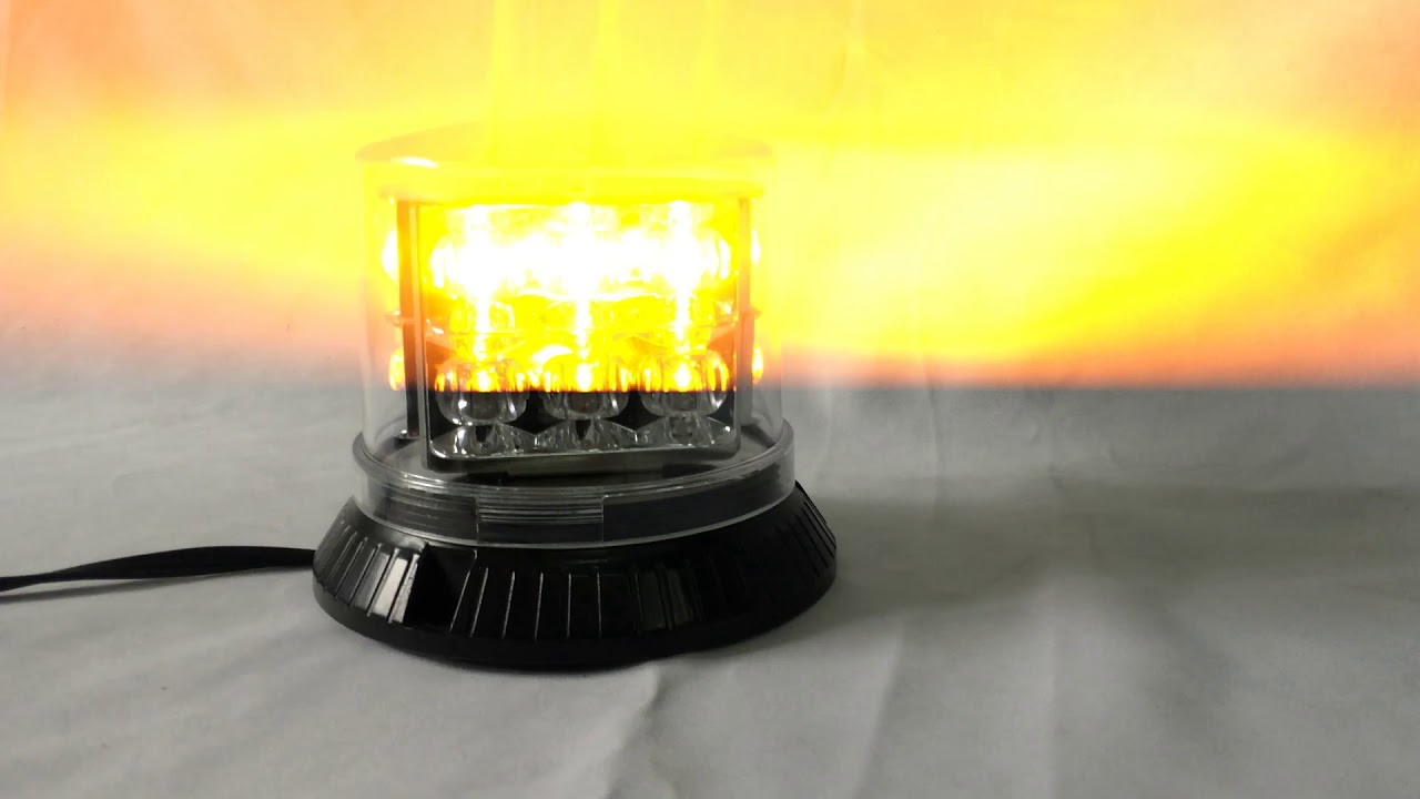 High Brightness LED Rotating Warning emergency Beacon lights flashing ...