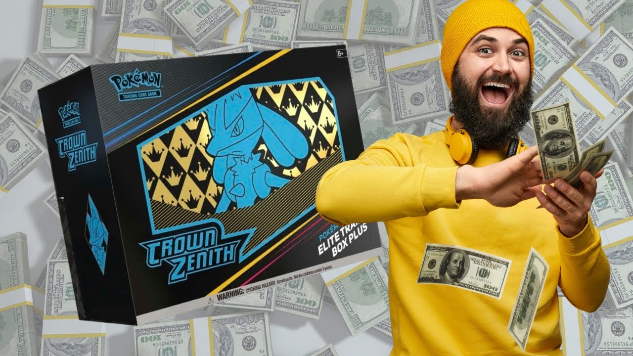 Crown Zenith Pokemon Center Elite Trainer Box - Get Rich Quick? - YouTube