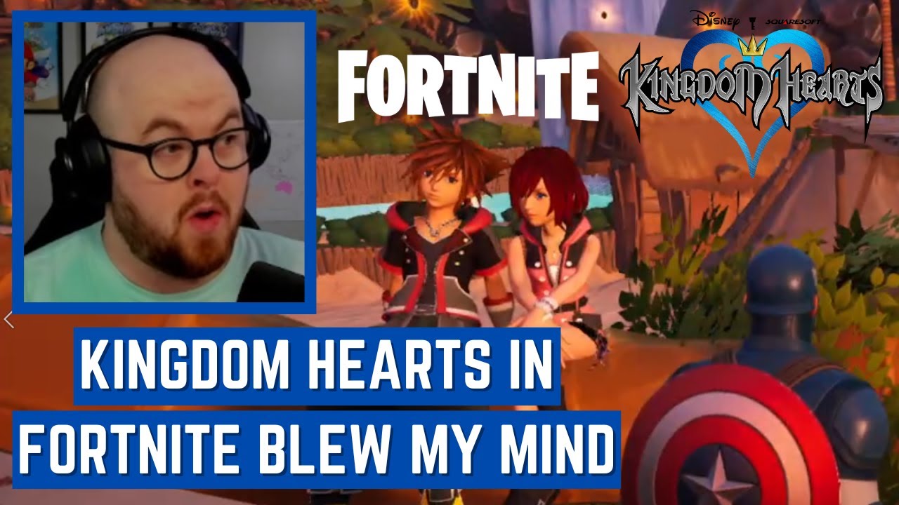 Fortnite x Kingdom Hearts gameplay is incredible - YouTube