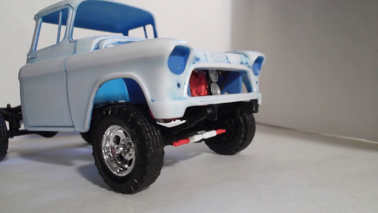 AMT 55 Chevy 4X4 update #1 - YouTube