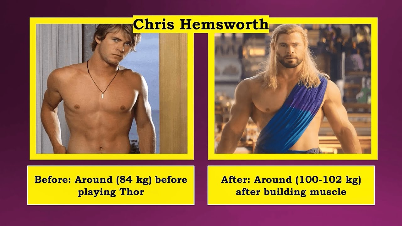 The Amazing Body Makeovers of 10 Hollywood Stars for Their Roles - YouTube
