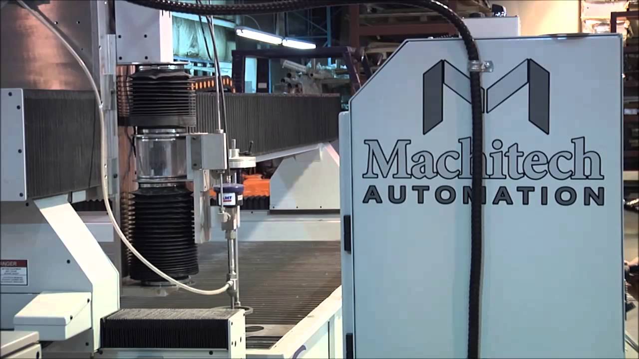 MACHITECH waterjet cnc english / Système de découpe au jet d'eau ...