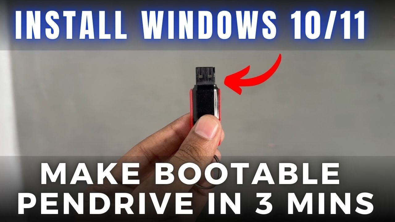 Create a Bootable Pendrive in Just 3 Minutes! 🚀 [Step-by-Step Guide ...