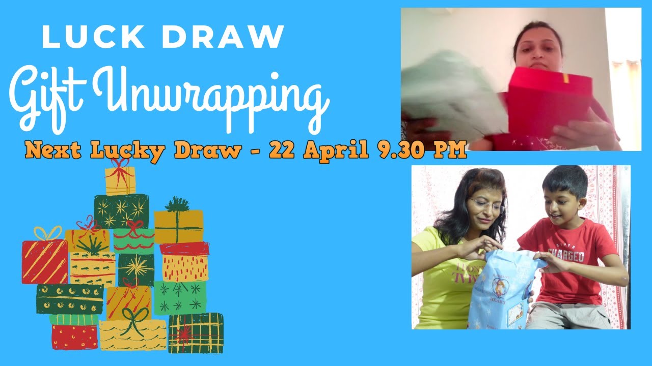 Lucky Draw Gift unwrapping by Winners - YouTube