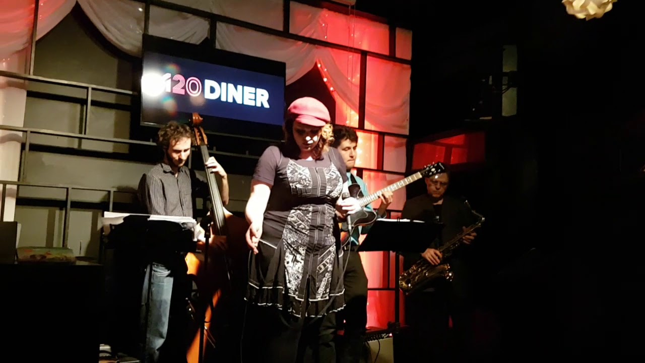 Denielle Bassels rehearsing for swing gig - YouTube