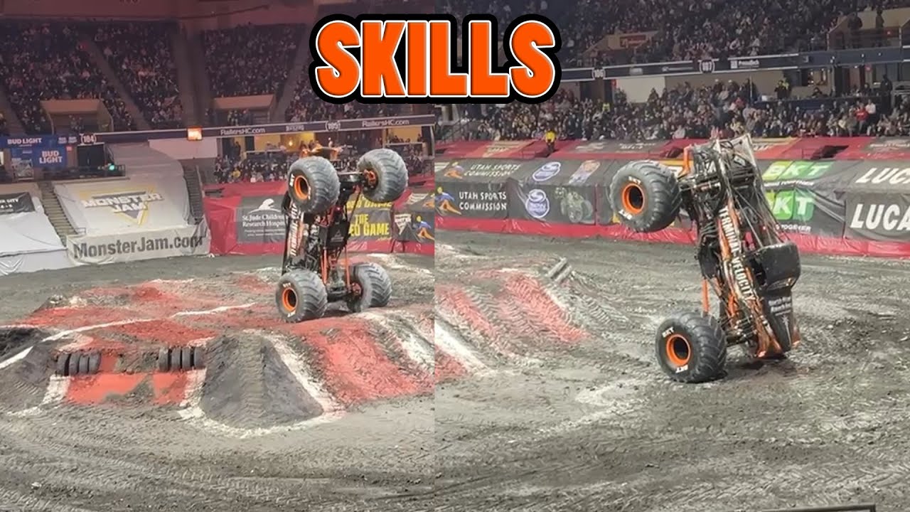 Terminal Velocity Monster Truck SKILLS at Worcester Monster Jam! - YouTube