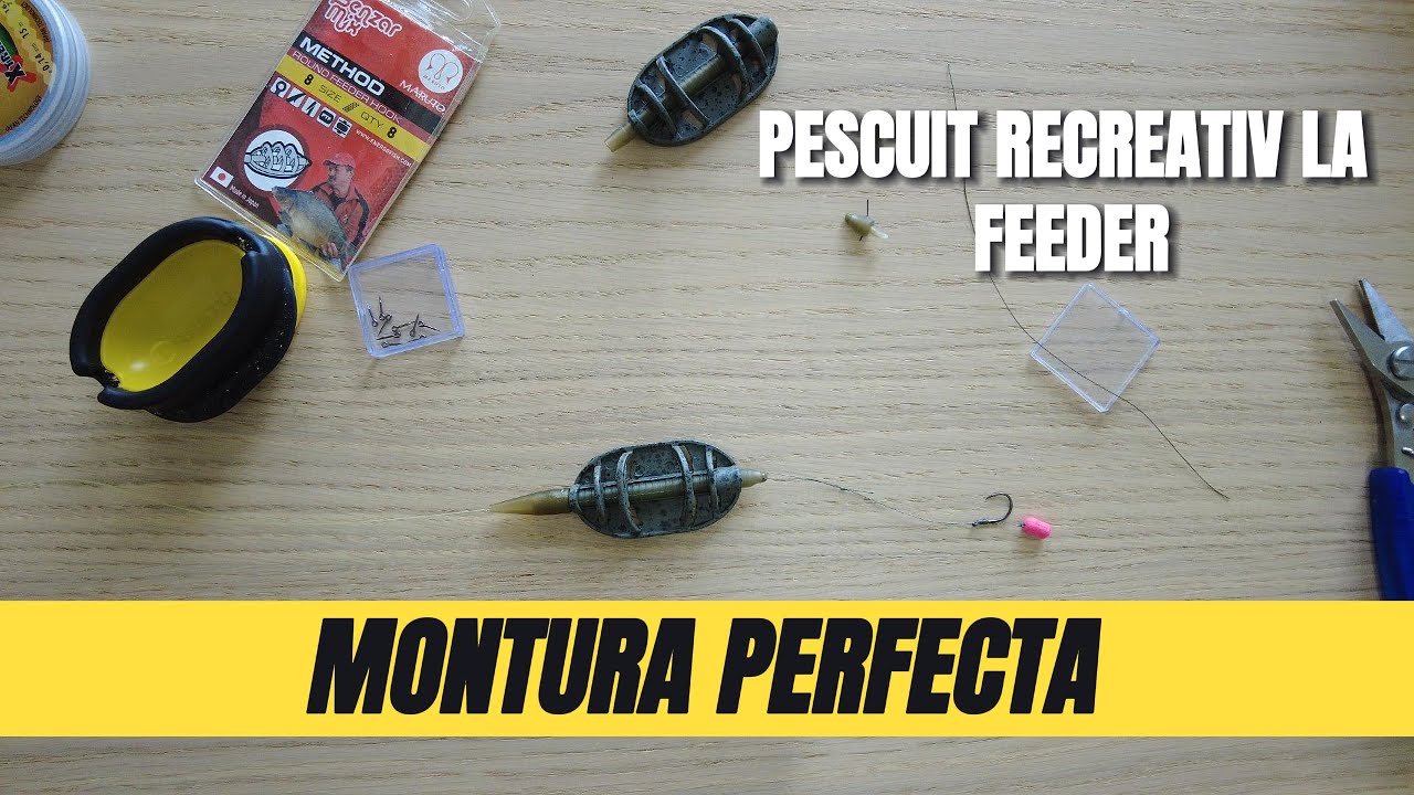 Montură pescuit recreativ la Feeder: forfac, momitor, element de ...