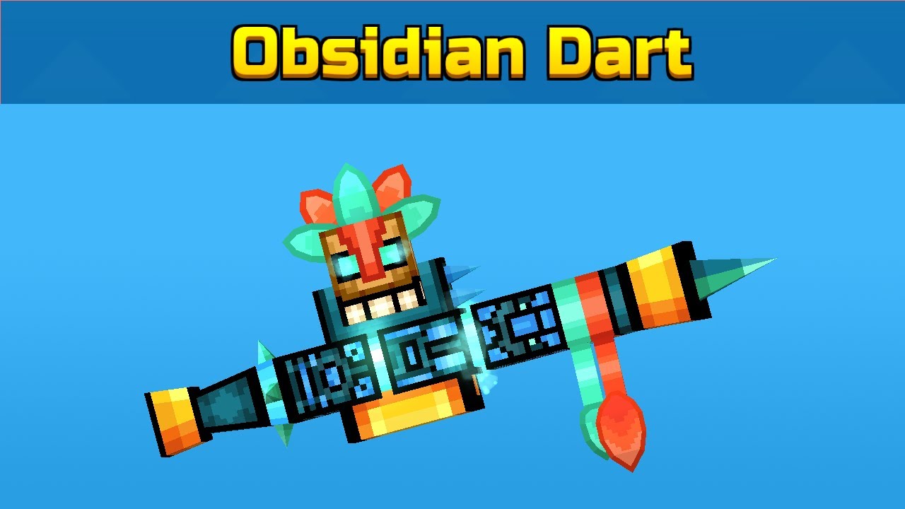 Best Backup? Obsidian Dart is OP! (Pixel Gun 3d weapon gameplay) - YouTube