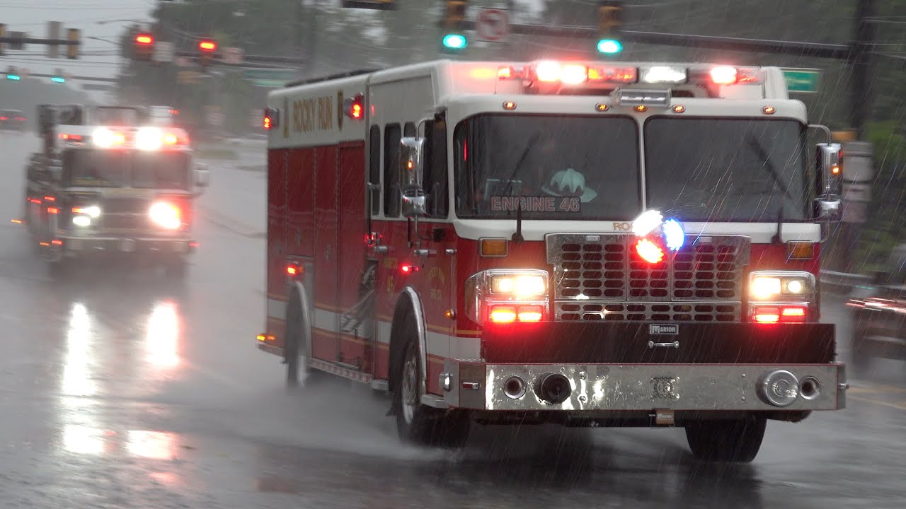 Rocky Run Fire Company Engine 46 & Limerick Fire Department Tower 51 ...