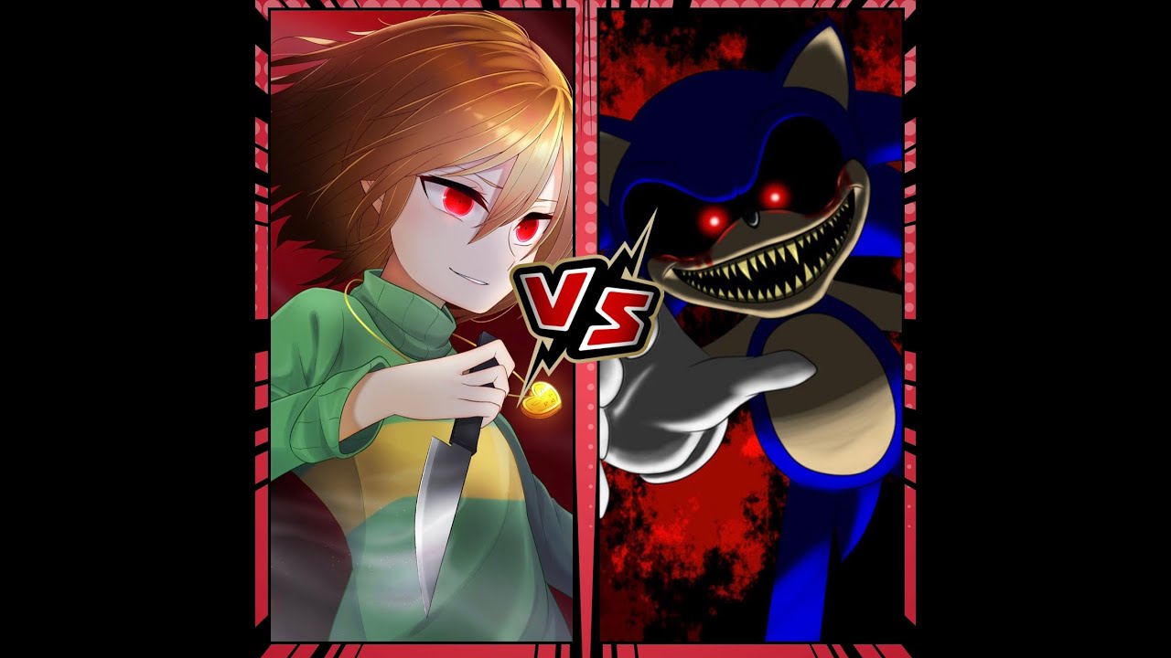 Chara Vs Sonic.EXE (Undertale Vs Creepypasta) Fanmade Death Battle ...