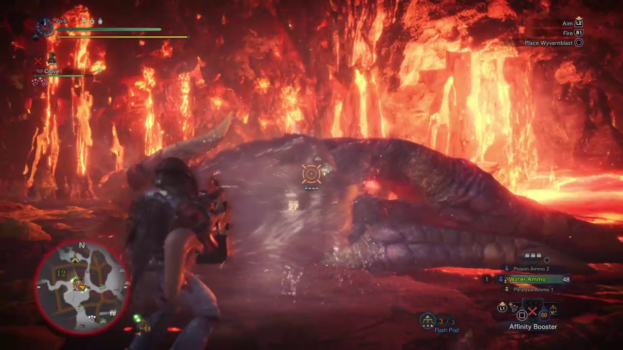 MHW Element Lbg, Teostra 3.47 - YouTube