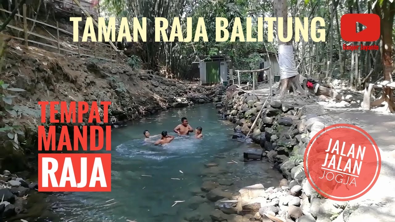 Taman Raja Balitung, tempatnya raja mandi - YouTube