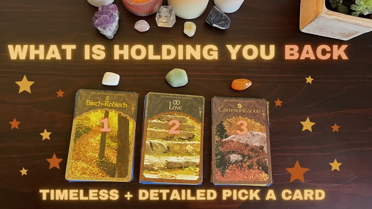 How to RELEASE your BLOCKAGES ☁️🍂, Letting Go and Healing, Pick a Card ...