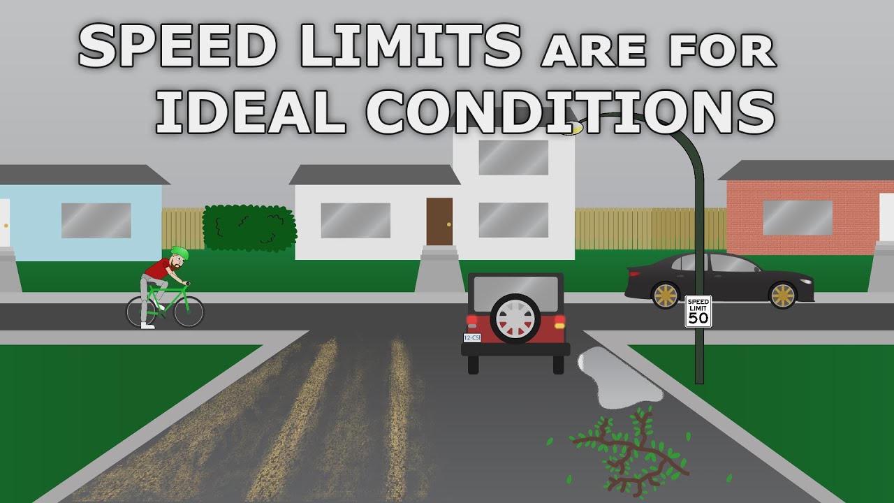 How fast should I drive in the rain? Speed Limits are for Ideal ...