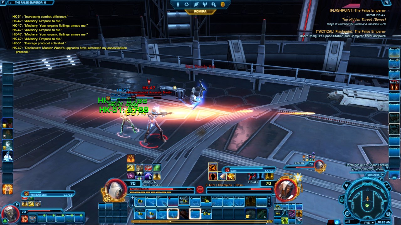 SWTOR / HK-47 veteran mode lvl70 - YouTube