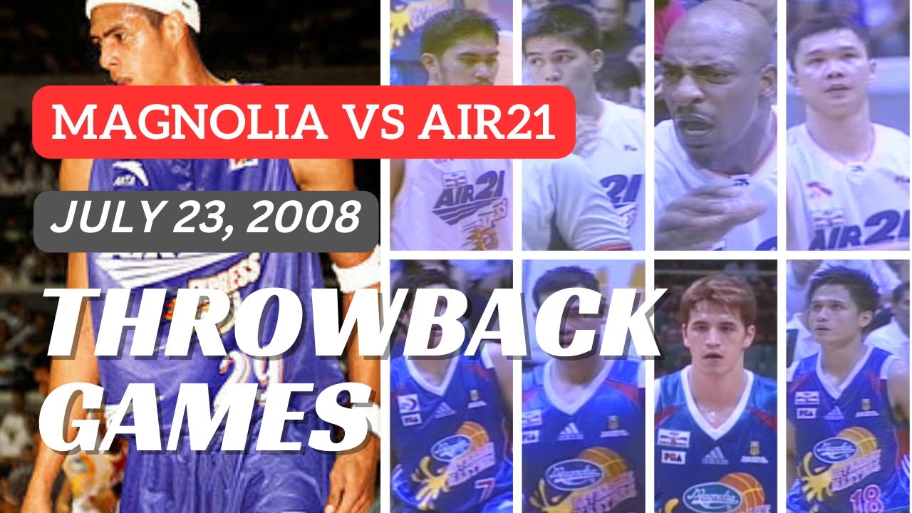 AIR21 vs MAGNOLIA | 2008 PBA Fiesta Conference | FULL GAME | PBA REPLAY ...