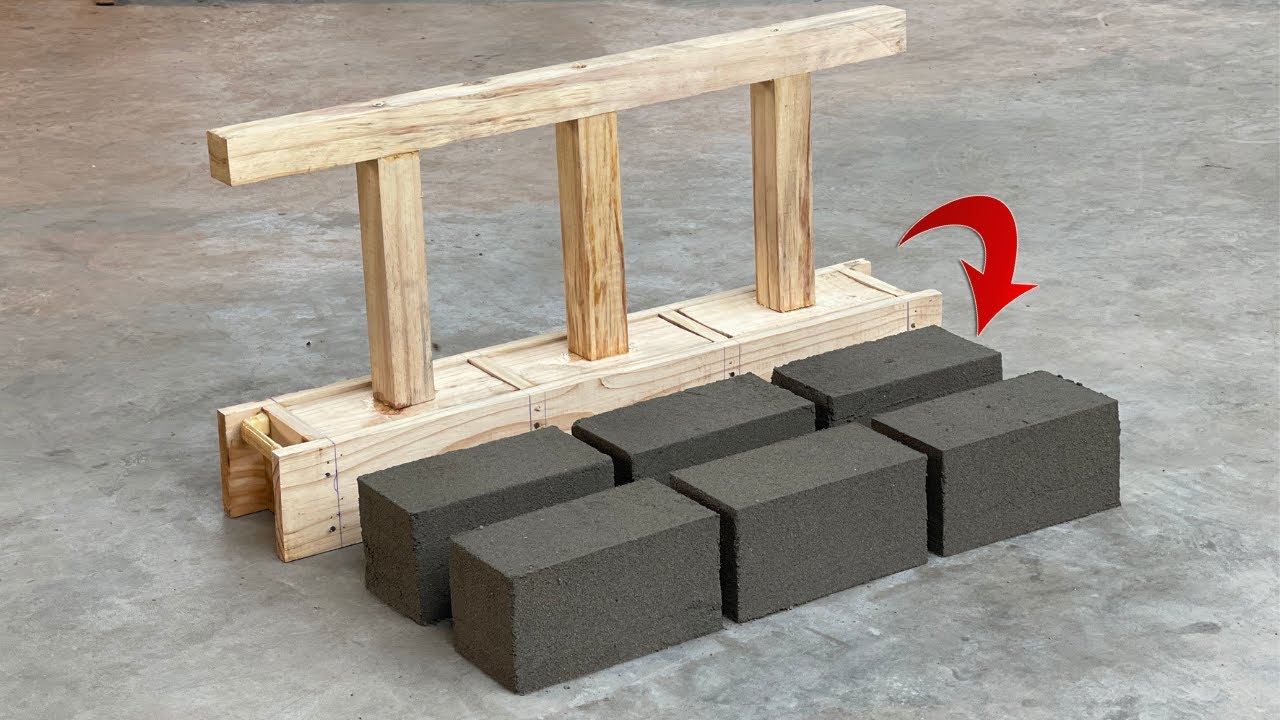Simple - Instructions for making a brick mold that can make many bricks ...