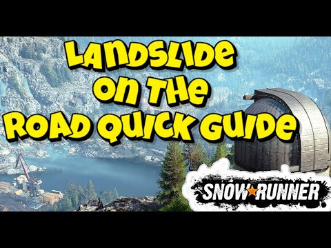 How to Complete Landslide on the Road in British Columbia, Duncan Bay ...