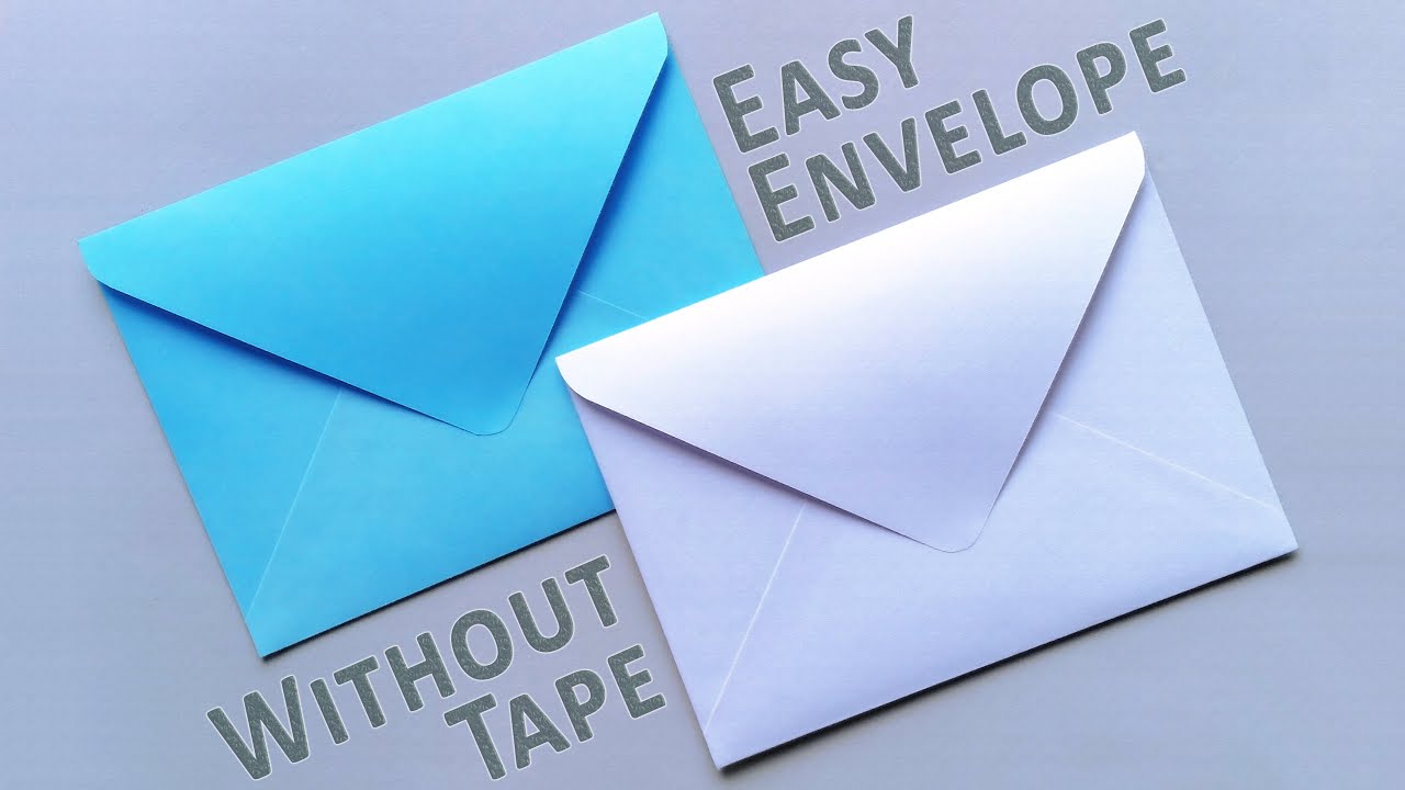 How To Make Envelope At Home | Letter Folding Origami | Easy Origami ...