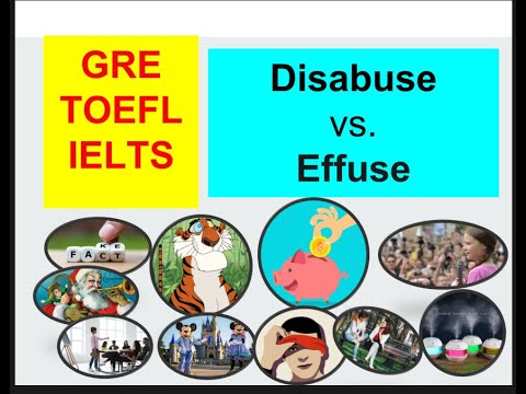 Disabuse, Effuse, confusing GRE and IELTS words | #gre #ielts #Disabuse ...