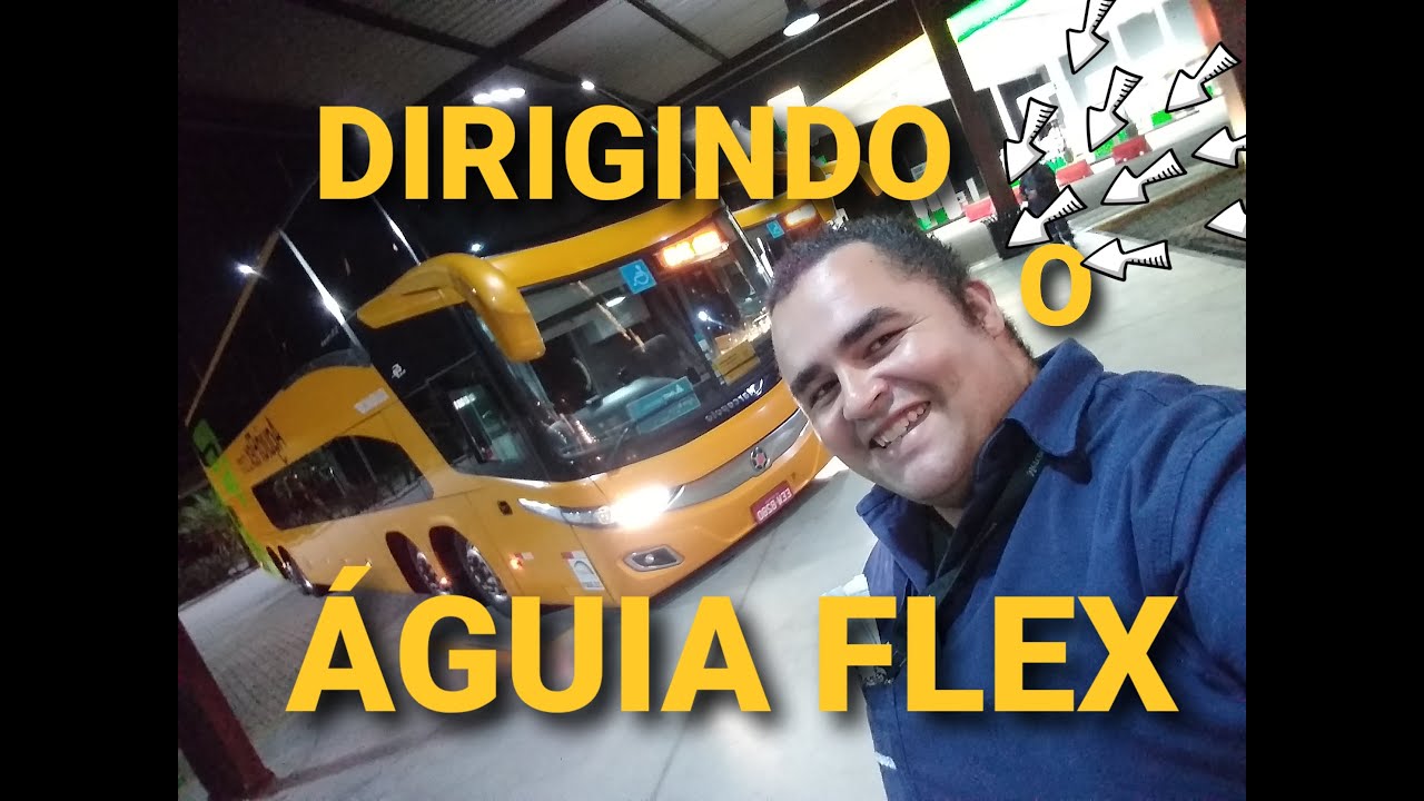 Dirigindo o Águia Flex 50490 Mercedes-Benz O-500 RSDD - YouTube